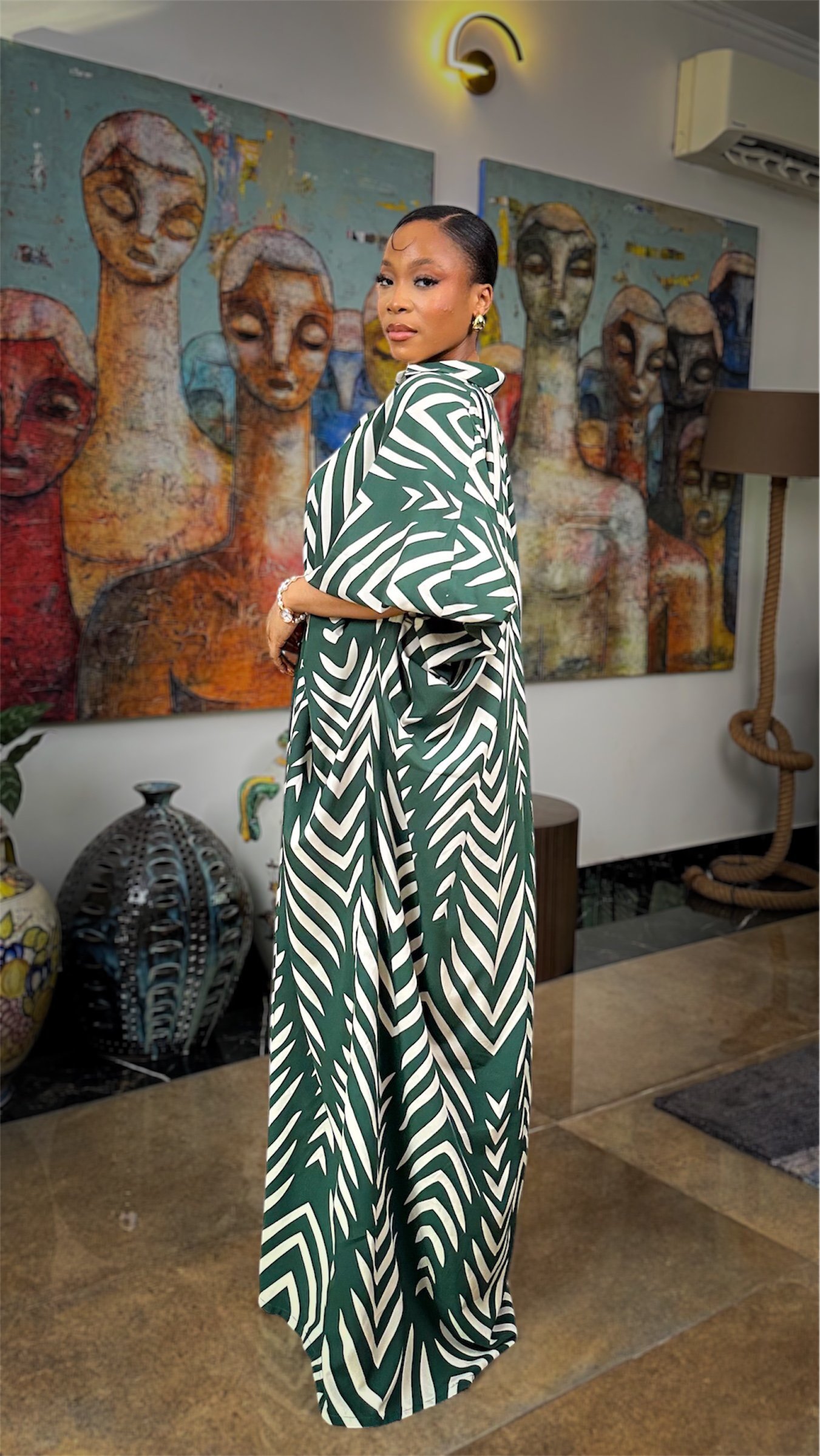 Koko Kaftan In Green – SosoLagos